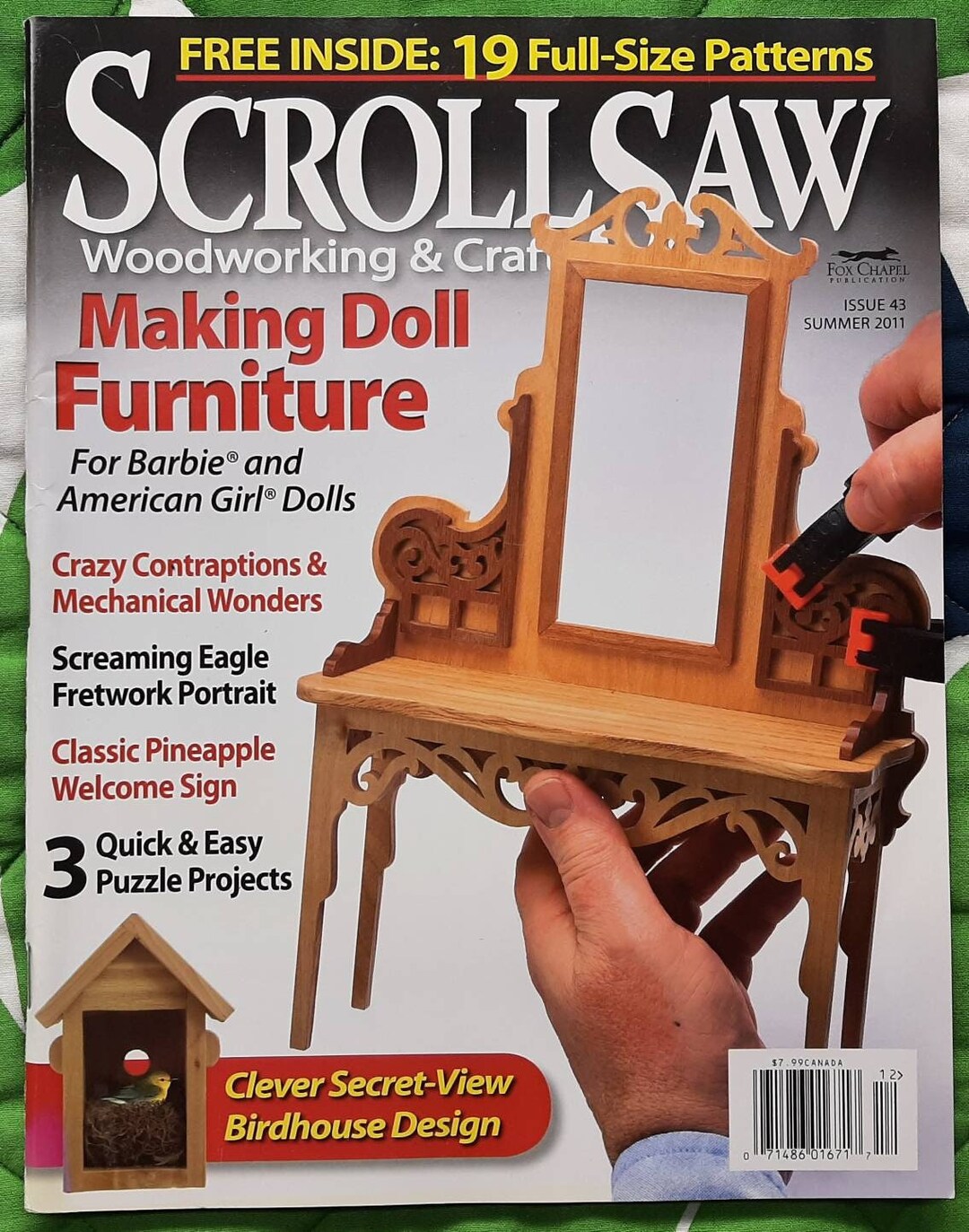 Scroll Saw Woodworking & Crafts Magazine, Summer 2011, Issue 43 - Etsy
