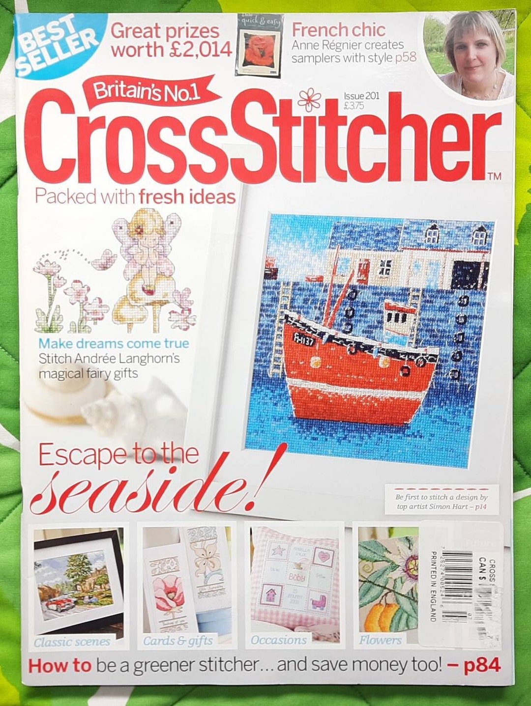 Britain's No. 1 Cross Stitcher Magazine Issue 201, July 2008 - Etsy