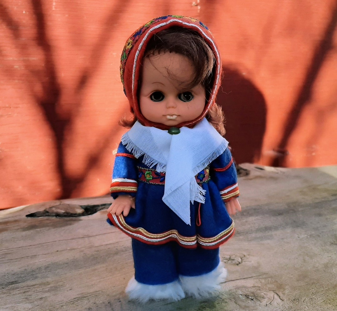 Finland Saami Girl Doll in Costume - Etsy