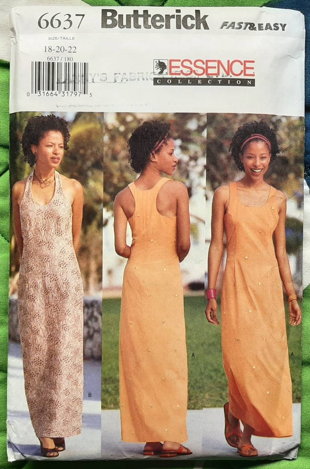Butterick Sewing Pattern 6637, Misses/misses Petite Dress - Etsy