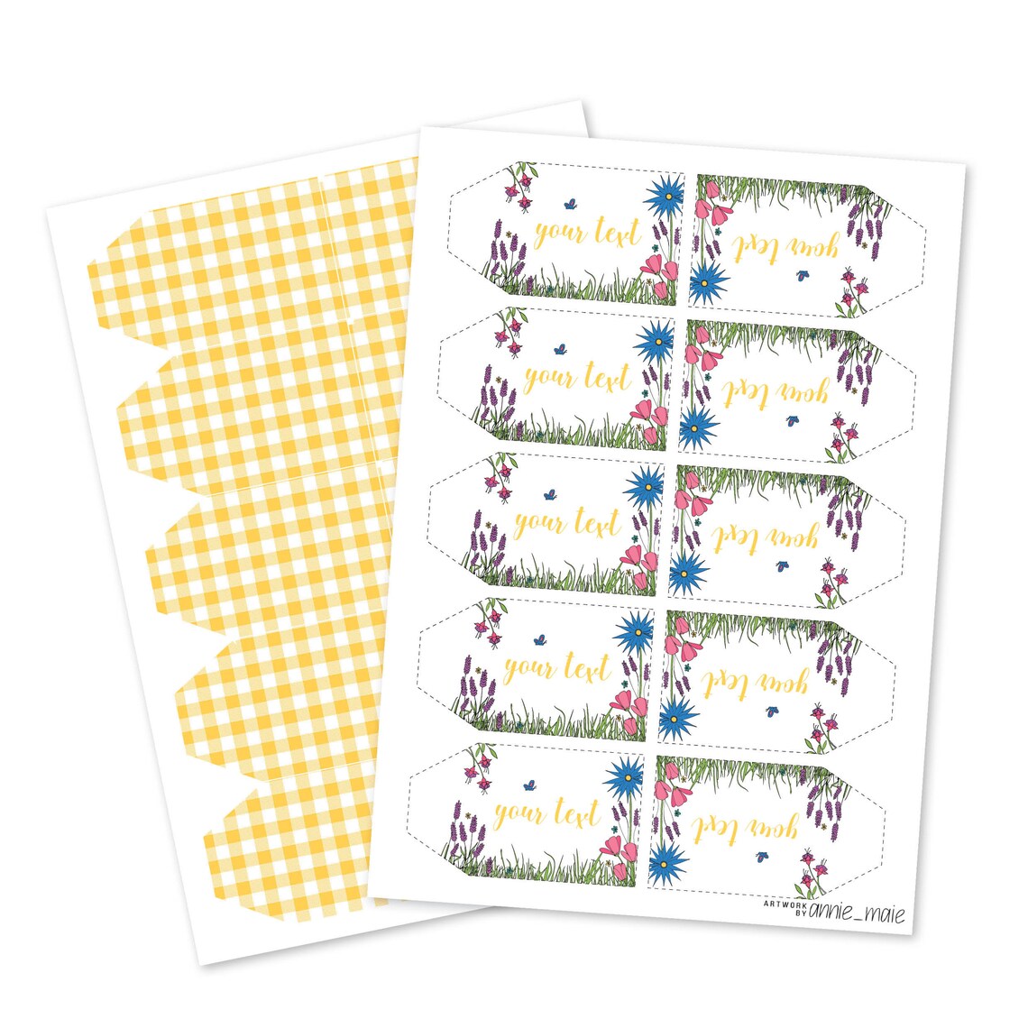 Picnic Party Gift Tags INSTANT DOWNLOAD PRINTABLE Girls Teddy - Etsy Canada