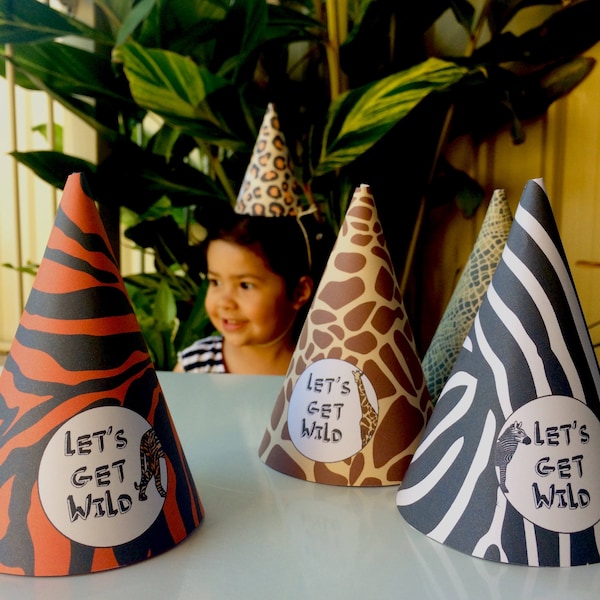 Animal Birthday Hats - Etsy