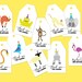 Animal Party Gift Tags, INSTANT DOWNLOAD PRINTABLE Kids Safari Zoo ...