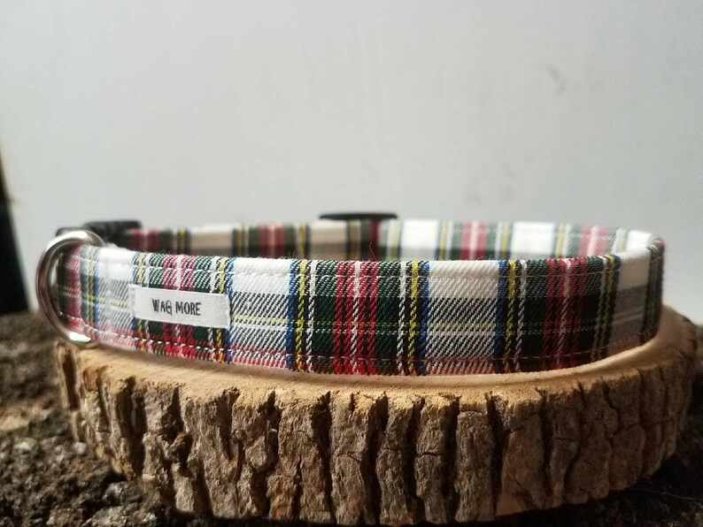Tartan Plaid Dog Collar - Red Plaid Dog Collar - Green Plaid Collar ...
