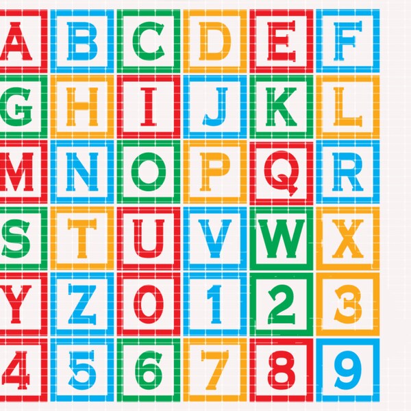 Abc Blocks - Etsy