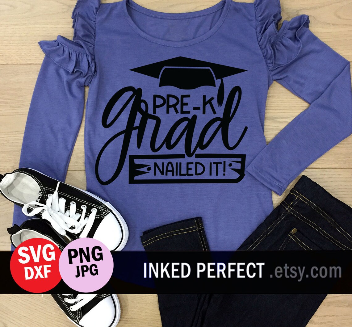 Nailed It Pre-k Preschool Prek Svg Graduation Last Day of - Etsy UK