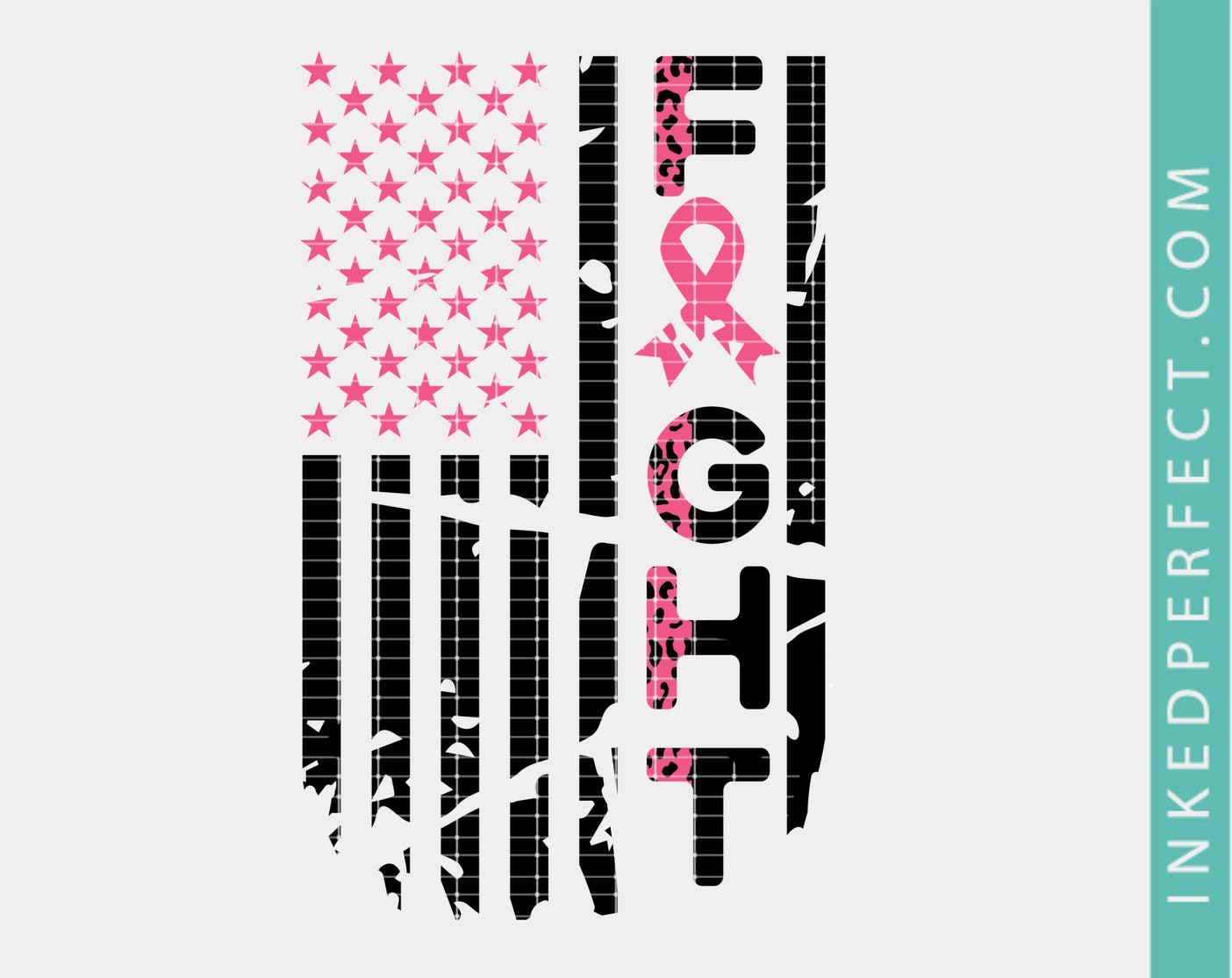 Fight Cancer Awareness Flags Svg Bundle Printable T-shirt - Etsy