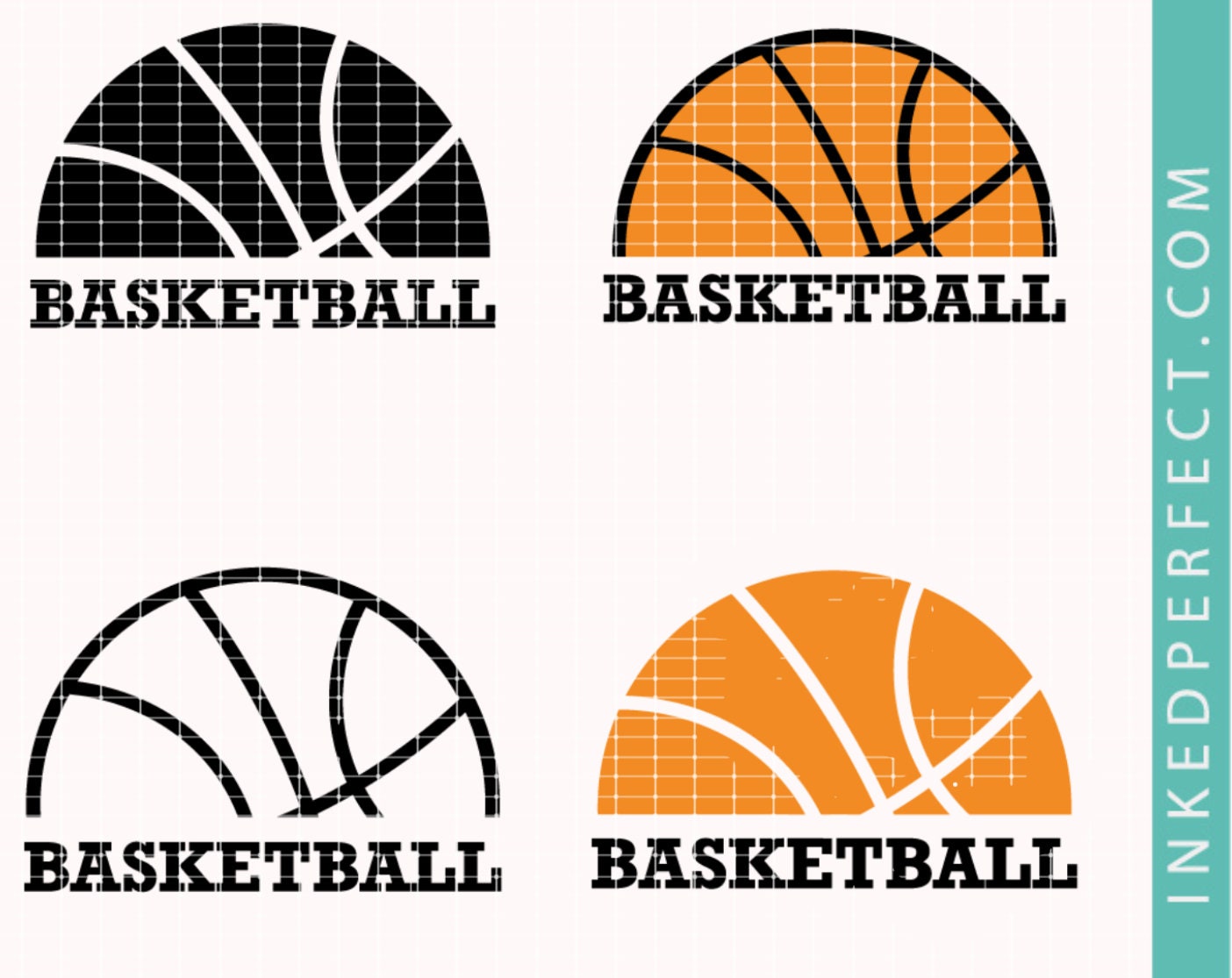 Half Basketball Svg Bundle Printable T-shirt Wall Art Png | Etsy