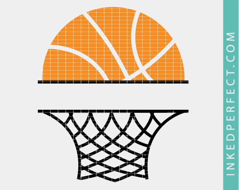 Half Basketball Hoop Svg Bundle Printable T-shirt Wall Art - Etsy