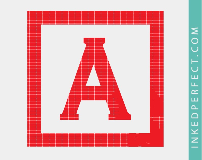 ABC Blocks Svg Bundle A-Z 0-9 Printable T-shirt Wall Art Png - Etsy