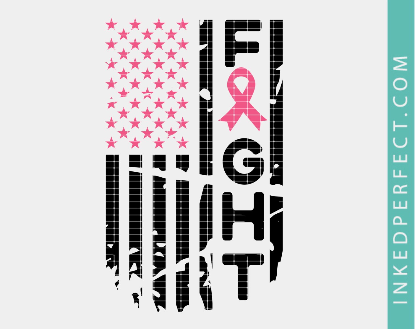 Fight Cancer Awareness Flags Svg Bundle Printable T-shirt - Etsy