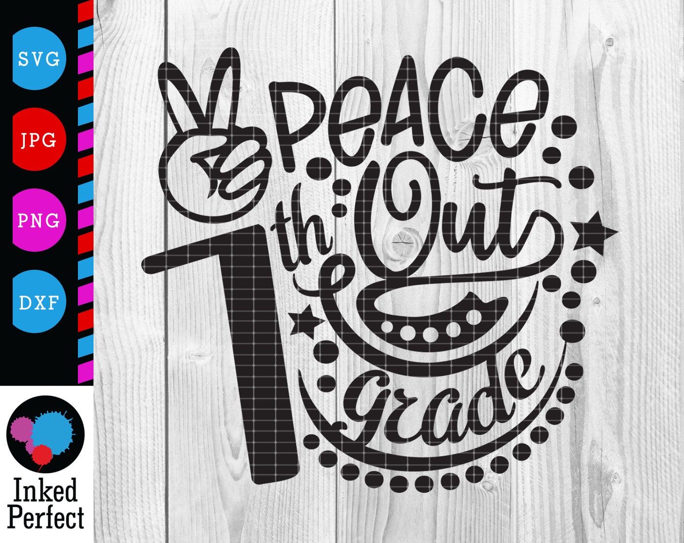 Peace Out Seventh Grade 7th Goodbye So Long Last Day Of School | Etsy