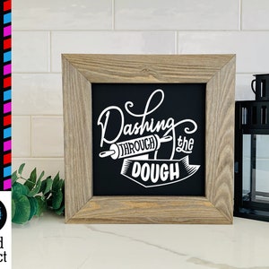 Dashing Through the Dough Svg Funny Cookie Baking Christmas Trendy Pot ...