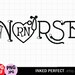Nurse SVG Download, Monogram for Nurse, Unique, Creative, RN, Printable ...