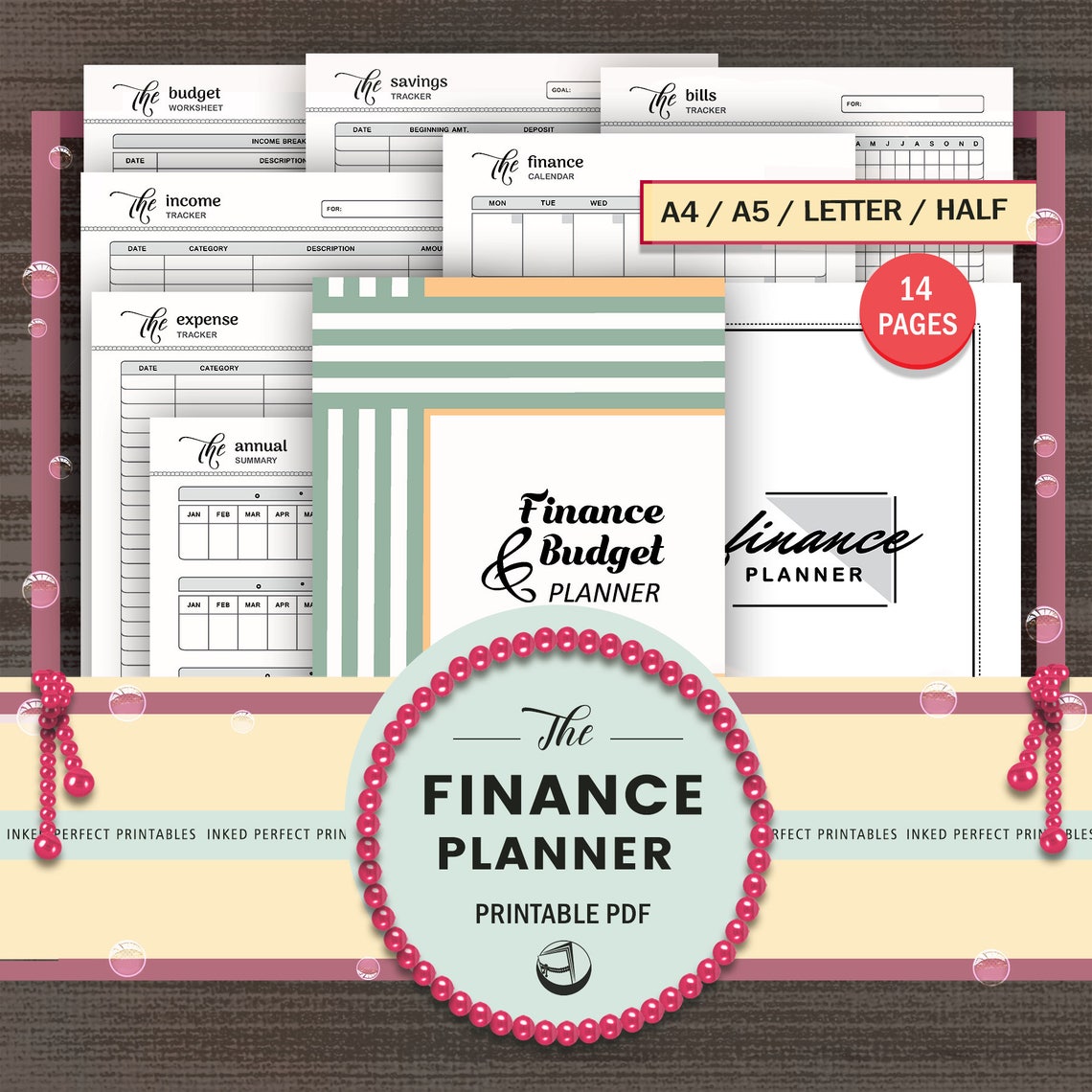 Budget Planner Book Budget & Finance Planner Financial | Etsy