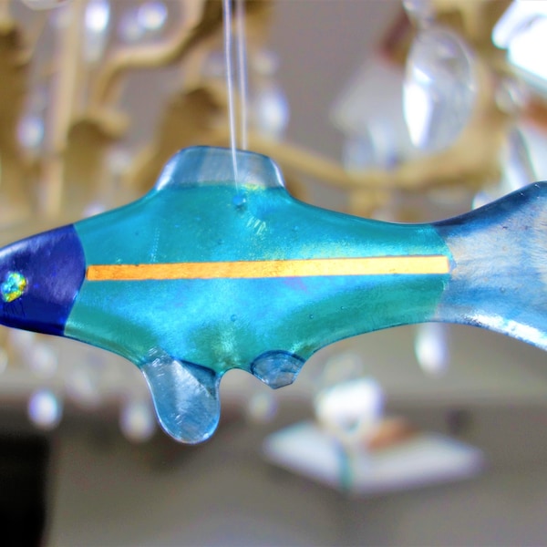 Fused Glass Fish - Etsy Canada
