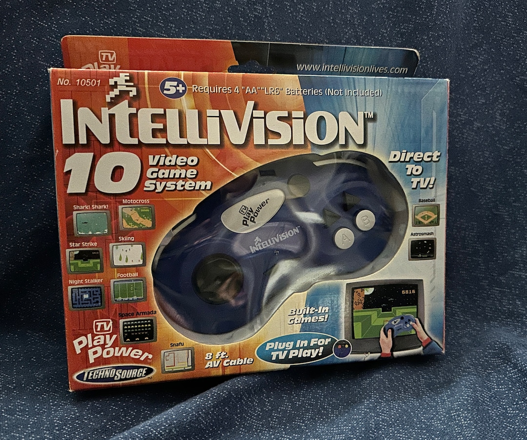Intellivision 10 Video Game System Plug-and-play by Techno Source - Etsy UK