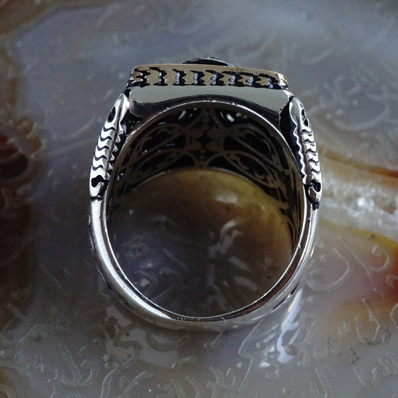 925 Sterling Silver Mens Ring Handcrafted Elegant Jewelry Free - Etsy