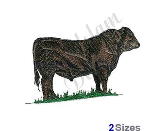 Cow embroidery | Etsy