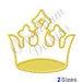 Crown Outline - Machine Embroidery Design - Etsy