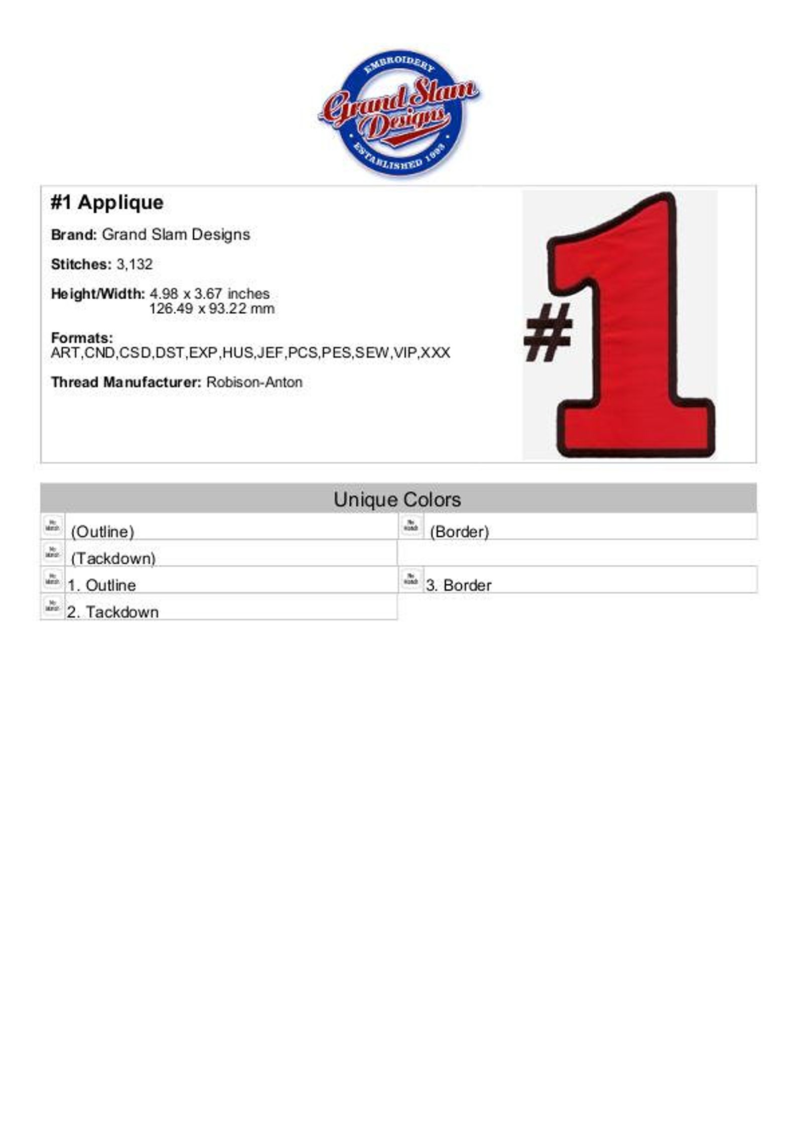 Number 1 One Applique Machine Embroidery Design Embroidery - Etsy