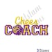Cheer Coach - Machine Embroidery Design, Embroidery Designs, Machine ...