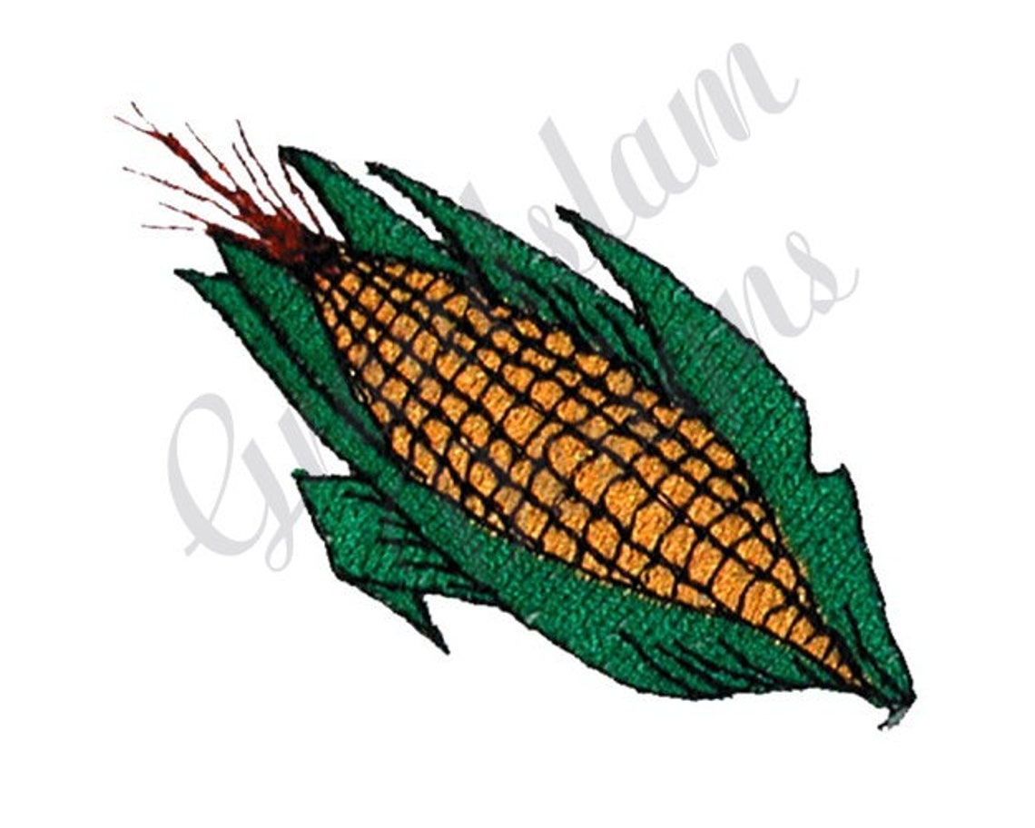 Corn Machine Embroidery Design - Etsy