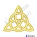 Triquetra Trinity Knot Celtic Knot - Machine Embroidery Design ...