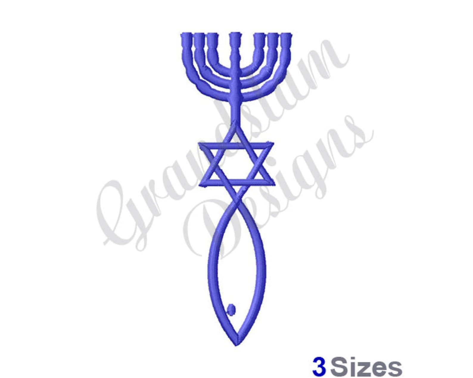Judaísmo del Sello Mesiánico - Diseño de bordado a máquina, diseños de ...