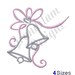 Wedding Bells - Machine Embroidery Design - Etsy
