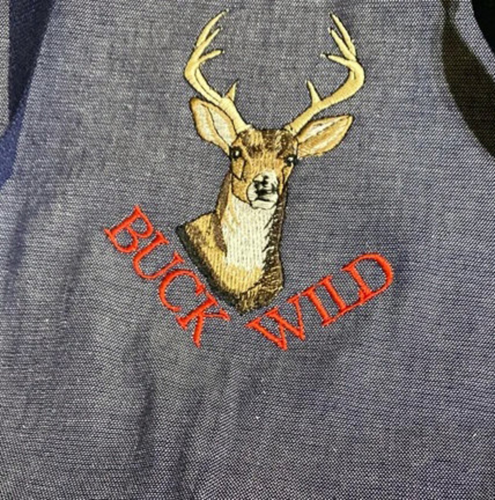 Deer Buck Wild - Machine Embroidery Design - Etsy