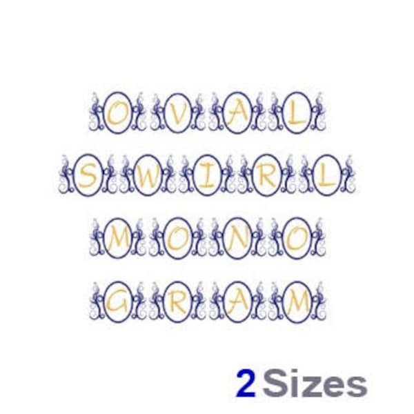 Swirl Monogram - Etsy