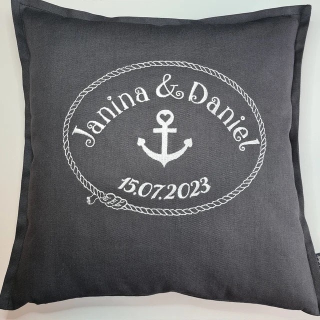 Anchor Rope Border Frame -machine Embroidery Design, Embroidery Designs ...