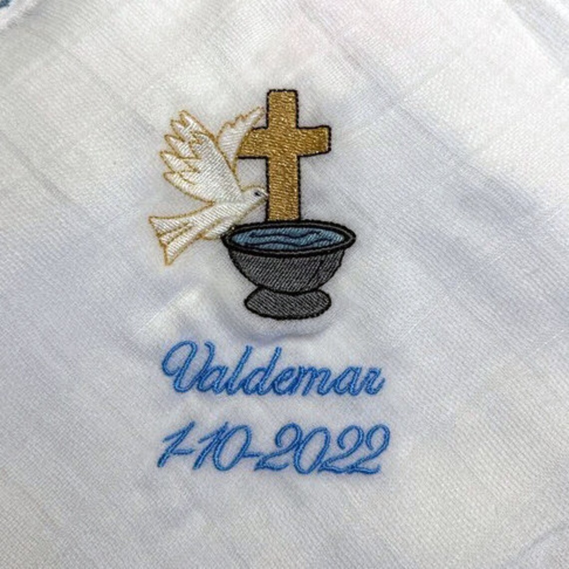 Baptism Logo Machine Embroidery Design - Etsy