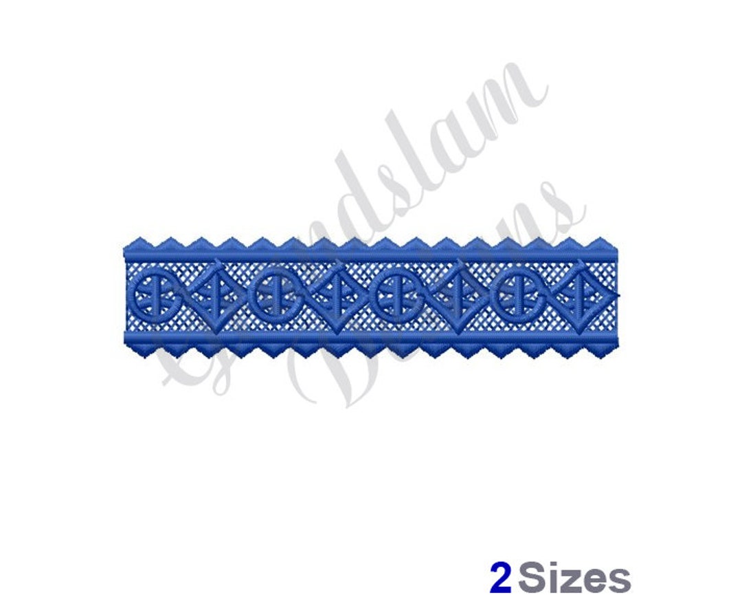 Fsl Decorative Edging - Machine Embroidery Design - Etsy