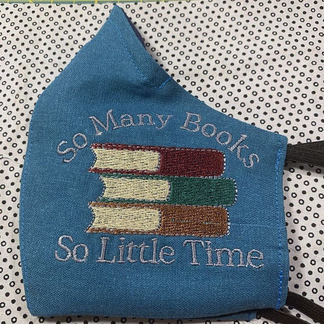 So Many Books Machine Embroidery Design | Etsy