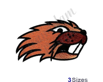 Beaver Machine Embroidery Design - Etsy