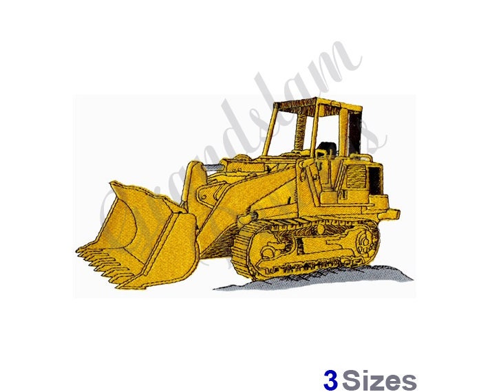 Front End Loader Machine Embroidery Design - Etsy