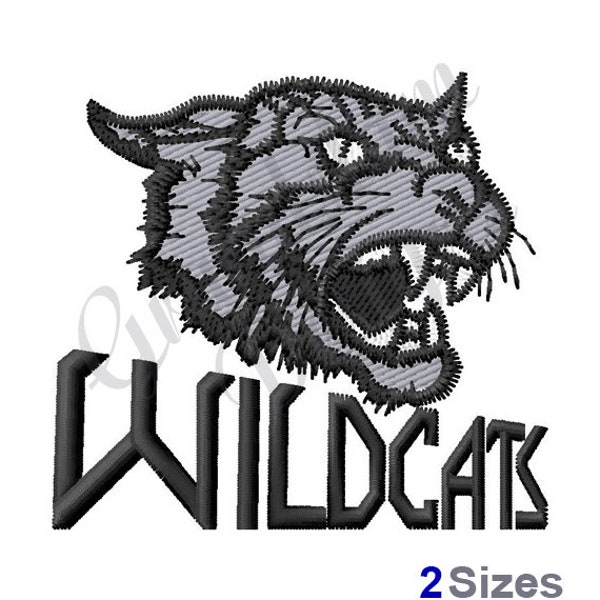 Wildcat Embroidery Design - Etsy