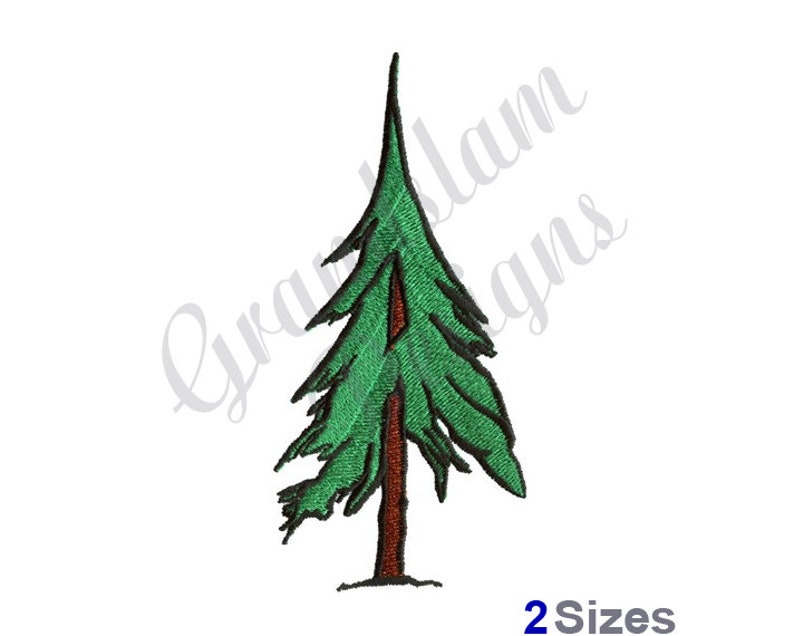Evergreen - Machine Embroidery Design - Etsy
