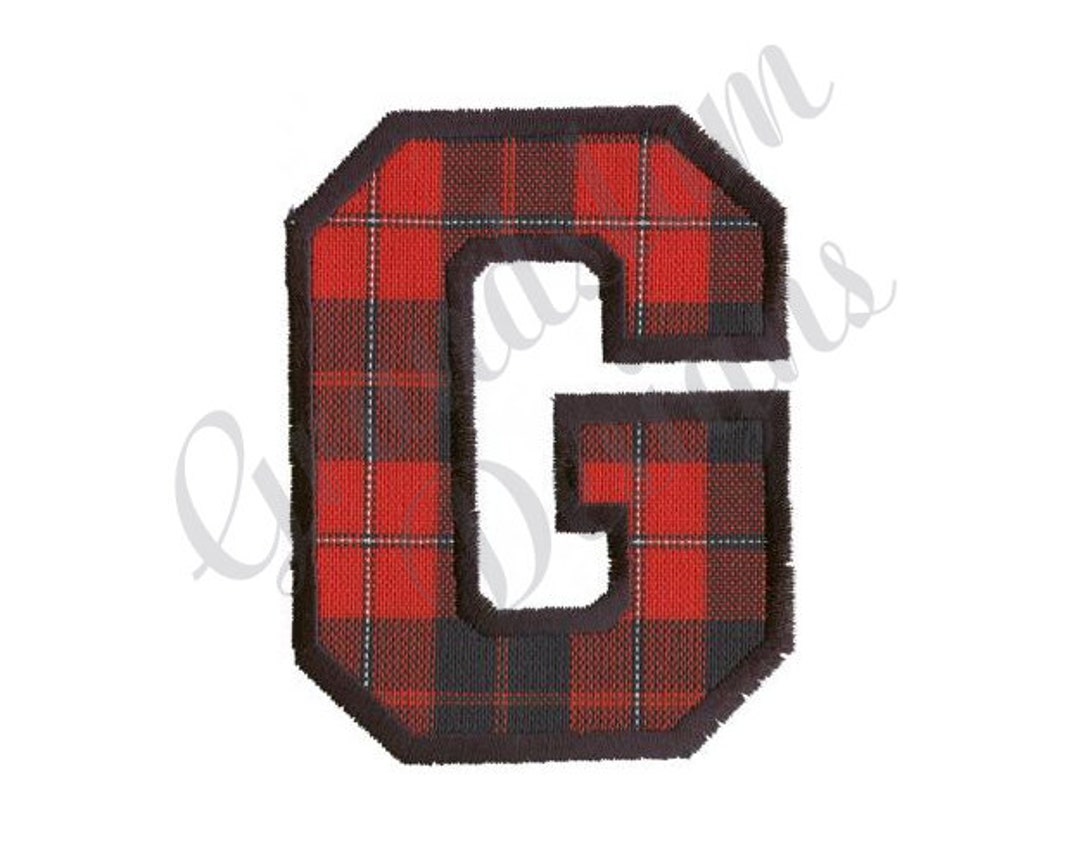 Short Stuff Letter G Applique - Machine Embroidery Design - Etsy