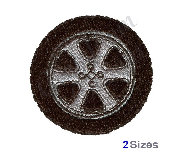 Wheel and Tire Machine Embroidery Design - Etsy