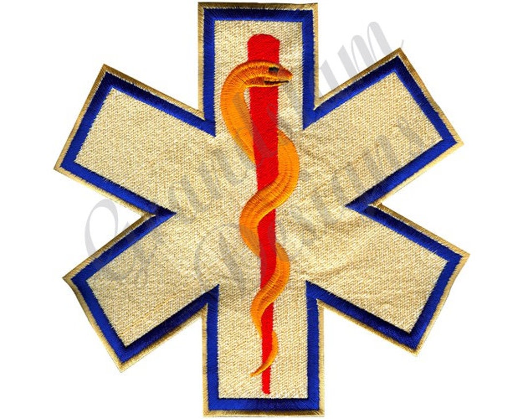 Star of Life - Machine Embroidery Design, Embroidery Designs, Machine ...