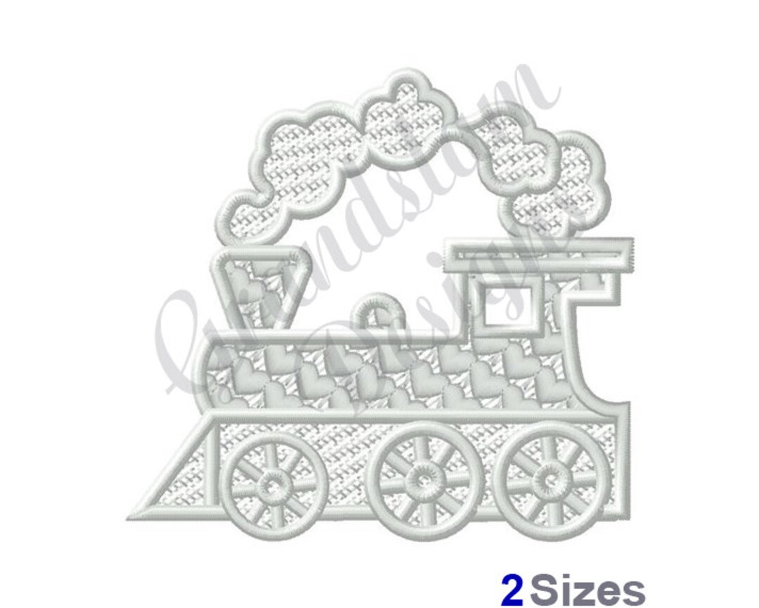 Fsl Train Engine Machine Embroidery Design - Etsy
