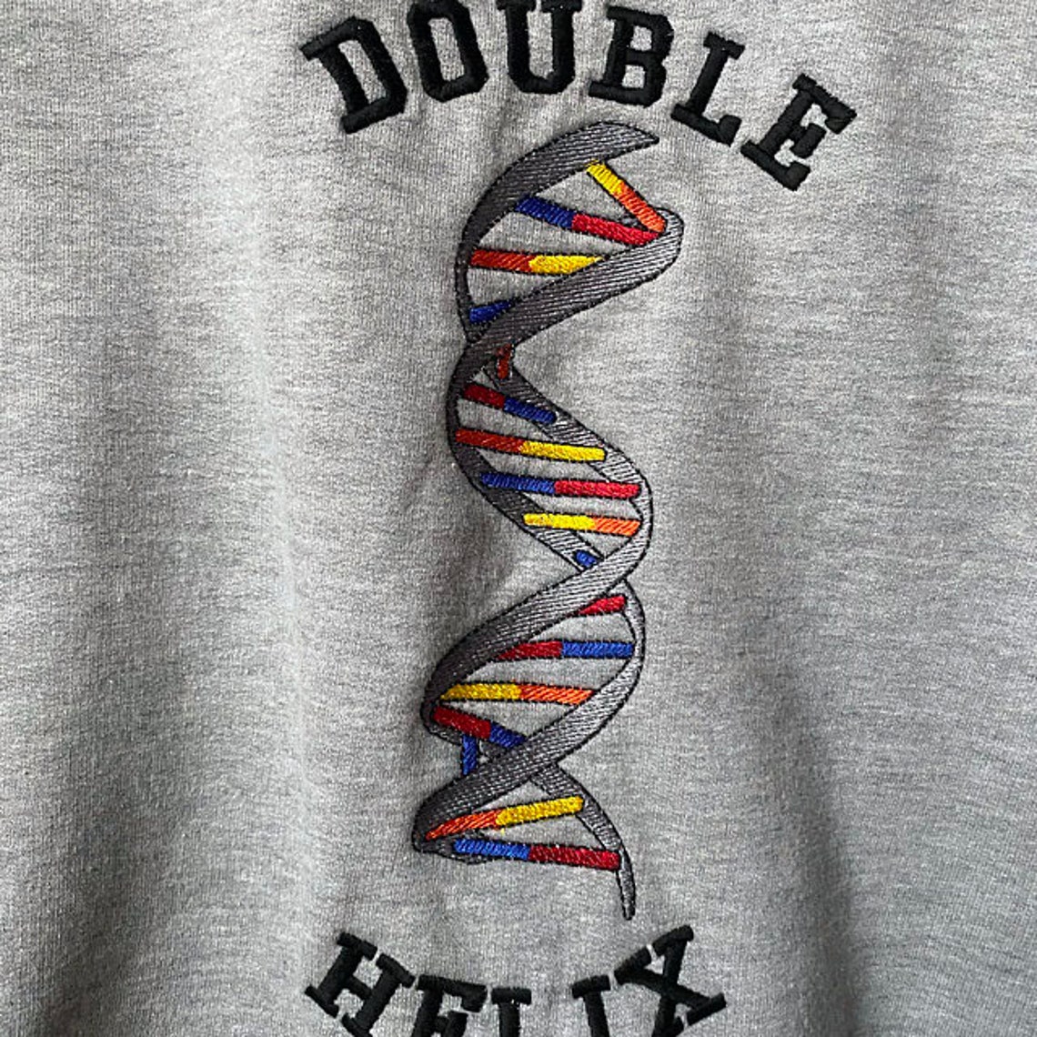 Double Helix DNA Machine Embroidery Design Embroidery - Etsy