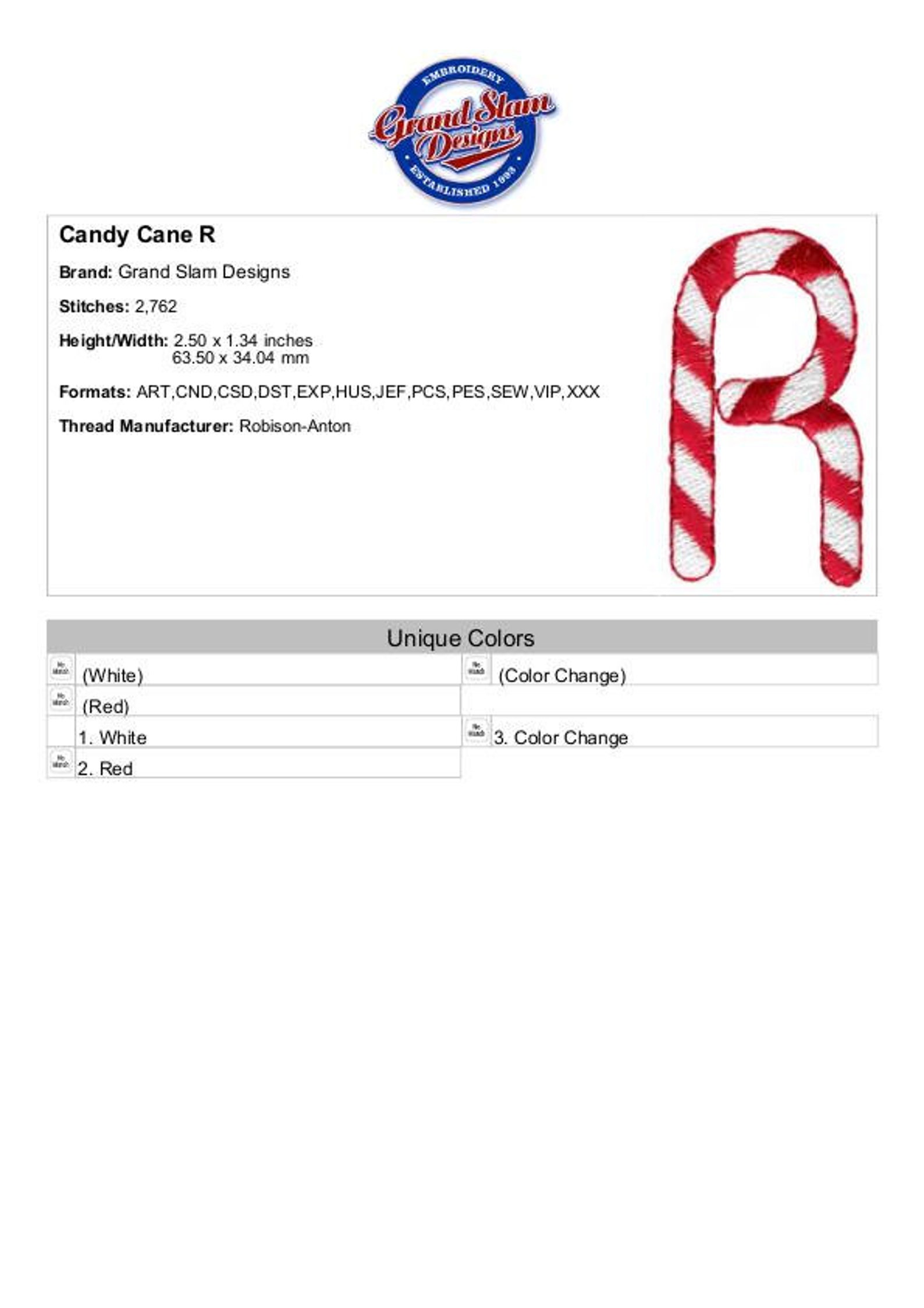 Candy Cane Letter R Machine Embroidery Design - Etsy