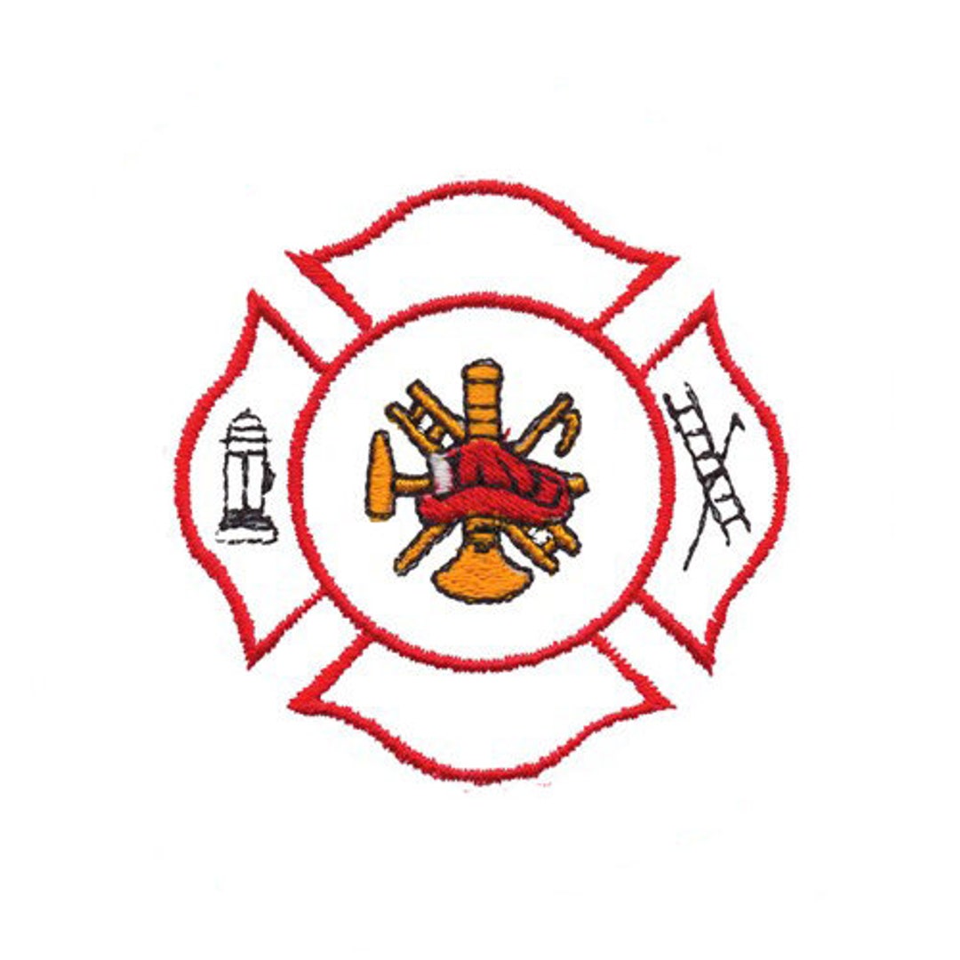 Firemen Logo - Machine Embroidery Design, Embroidery Designs, Machine ...