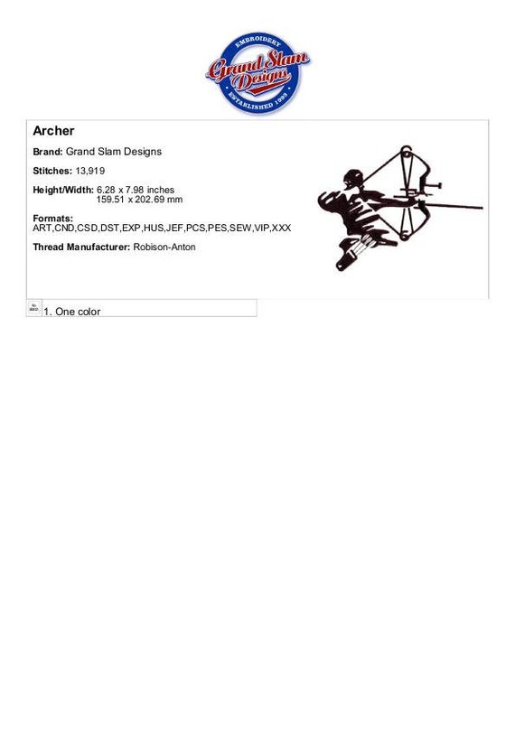 Kits & How To Archery embroidery design \u0421rossbow embroidery Bow ...