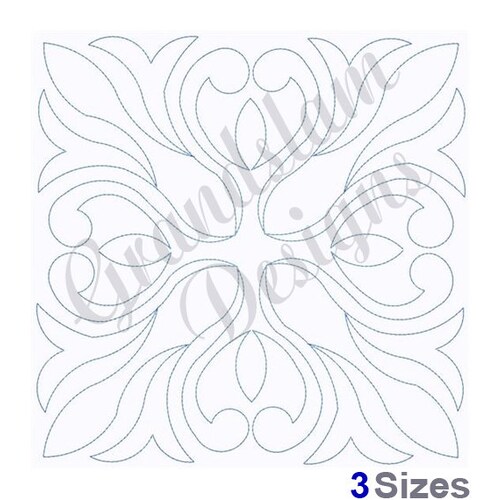 Rectangle outline Machine Embroidery Design - Etsy