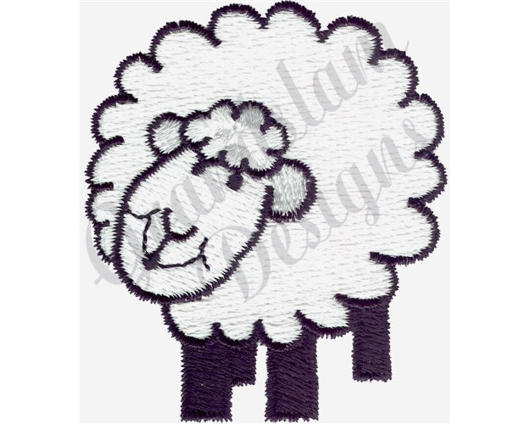 Sheep Machine Embroidery Design – Farm Animal Pattern (digital Download ...